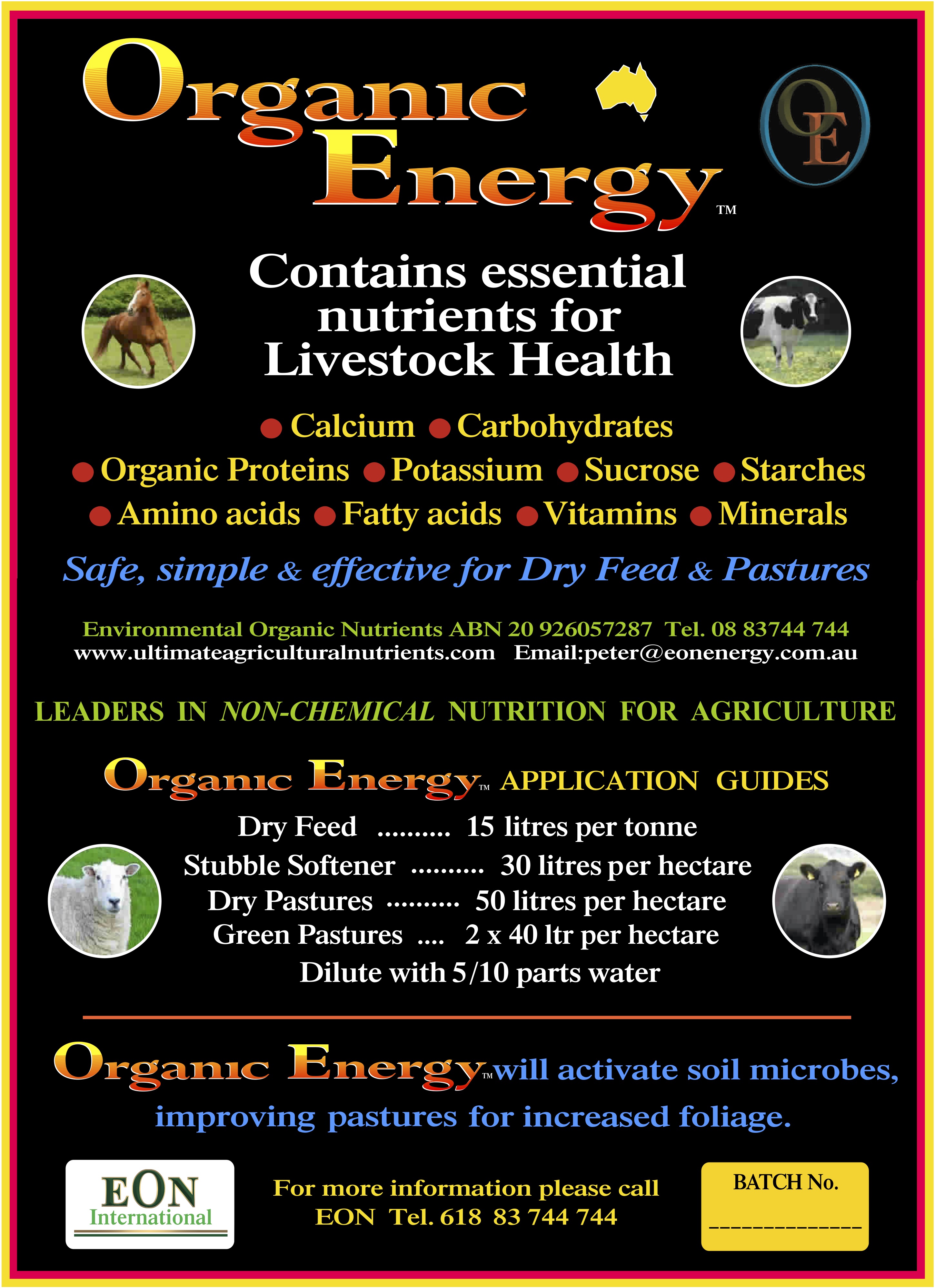 Environmental Organic Nutrients